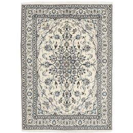 Nain Trading Orientteppich Nain 166x236 Handgeknüpfter Orientteppich / Perserteppich, rechteckig, Höhe: 12 mm, beige|grau
