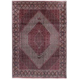 Nain Trading Orientteppich Bidjar 201x288 Handgeknüpfter Orientteppich / Perserteppich, rechteckig, Höhe: 15 mm, braun|rot