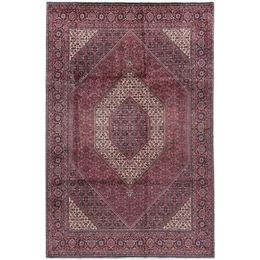 Nain Trading Orientteppich Bidjar 195x294 Handgeknüpfter Orientteppich / Perserteppich, rechteckig, Höhe: 15 mm, lila