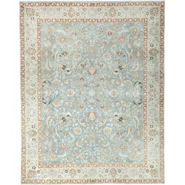 Nain Trading Orientteppich Mashhad 299x381 Handgeknüpfter Orientteppich / Perserteppich, rechteckig, Höhe: 12 mm, beige