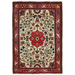 Nain Trading Orientteppich Mehraban 64x97 Handgeknüpfter Orientteppich / Perserteppich, rechteckig, Höhe: 12 mm, rot