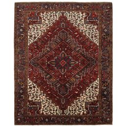 Nain Trading Orientteppich Heriz 267x331 Handgeknüpfter Orientteppich / Perserteppich, rechteckig, Höhe: 12 mm, braun|rot