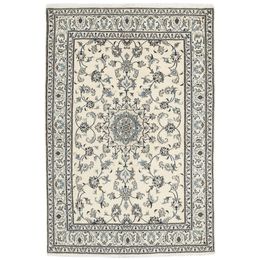 Nain Trading Orientteppich Nain 167x246 Handgeknüpfter Orientteppich / Perserteppich, rechteckig, Höhe: 12 mm, beige|grau