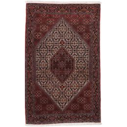 Nain Trading Orientteppich Bidjar 113x178 Handgeknüpfter Orientteppich / Perserteppich, rechteckig, Höhe: 15 mm, braun|rot