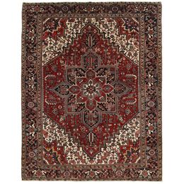 Nain Trading Orientteppich Heriz 251x325 Handgeknüpfter Orientteppich / Perserteppich, rechteckig, Höhe: 12 mm, braun|rot