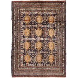 Nain Trading Orientteppich Belutsch 186x256 Handgeknüpfter Orientteppich / Perserteppich, rechteckig, Höhe: 6 mm, braun