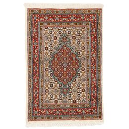 Nain Trading Orientteppich Moud Mahi 60x91 Handgeknüpfter Orientteppich / Perserteppich, rechteckig, Höhe: 12 mm, braun