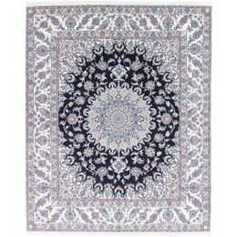 Nain Trading Orientteppich Nain 240x293 Handgeknüpfter Orientteppich / Perserteppich, rechteckig, Höhe: 12 mm, grau