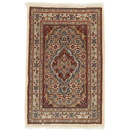 Nain Trading Orientteppich Moud Mahi 58x89 Handgeknüpfter Orientteppich / Perserteppich, rechteckig, Höhe: 12 mm, braun