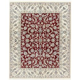 Nain Trading Orientteppich Nain 9La 195x240 Handgeknüpfter Orientteppich / Perserteppich, rechteckig, Höhe: 8 mm, beige|rot