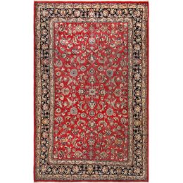 Nain Trading Orientteppich Mashhad 197x311 Handgeknüpfter Orientteppich / Perserteppich, rechteckig, Höhe: 12 mm, rot