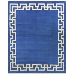 Nain Trading Orientteppich Nain 428x305 Handgeknüpfter Orientteppich / Perserteppich, rechteckig, Höhe: 12 mm, blau