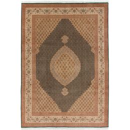 Nain Trading Orientteppich Täbriz 50Raj 244x352 Handgeknüpfter Orientteppich / Perserteppich, rechteckig, Höhe: 7 mm, braun