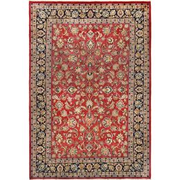 Nain Trading Orientteppich Mashhad 201x304 Handgeknüpfter Orientteppich / Perserteppich, rechteckig, Höhe: 12 mm, rot