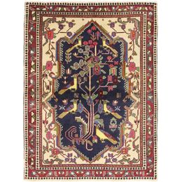 Nain Trading Orientteppich Afshar 101x129 Handgeknüpfter Orientteppich / Perserteppich, rechteckig, Höhe: 10 mm, rot