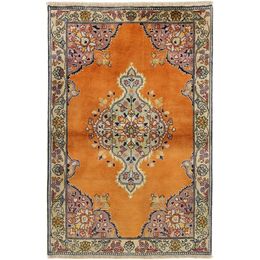 Nain Trading Orientteppich Täbriz Tabatabai 89x145 Handgeknüpfter Orientteppich / Perserteppich, rechteckig, Höhe: 10 mm, rot