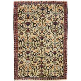 Nain Trading Orientteppich Waramin 62x92 Handgeknüpfter Orientteppich / Perserteppich, rechteckig, Höhe: 12 mm, beige|braun