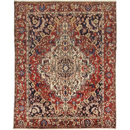 Nain Trading Orientteppich Bakhtiar 279x354 Handgeknüpfter Orientteppich / Perserteppich, rechteckig, Höhe: 12 mm, braun|rot