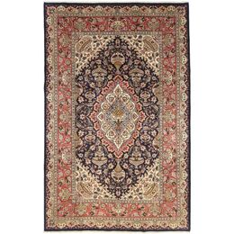 Nain Trading Orientteppich Kaschmar 197x306 Handgeknüpfter Orientteppich / Perserteppich, rechteckig, Höhe: 12 mm, braun