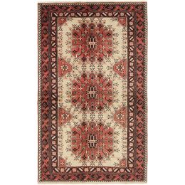 Nain Trading Orientteppich Belutsch 121x196 Handgeknüpfter Orientteppich / Perserteppich, rechteckig, Höhe: 6 mm, braun|rot