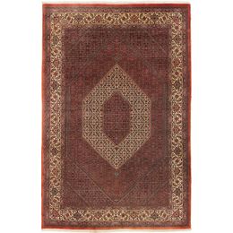 Nain Trading Orientteppich Bidjar 194x303 Handgeknüpfter Orientteppich / Perserteppich, rechteckig, Höhe: 15 mm, braun|rot