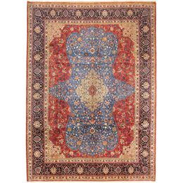 Nain Trading Orientteppich Sarough 311x419 Handgeknüpfter Orientteppich / Perserteppich, rechteckig, Höhe: 12 mm, rot