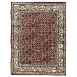 Nain Trading Orientteppich Moud Mahi 149x199 Handgeknüpfter Orientteppich / Perserteppich, rechteckig, Höhe: 12 mm, braun