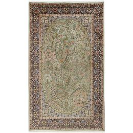 Nain Trading Orientteppich Kerman Rawar 149x250 Handgeknüpfter Orientteppich / Perserteppich, rechteckig, Höhe: 12 mm, braun