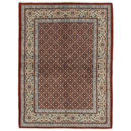 Nain Trading Orientteppich Moud Mahi 149x198 Handgeknüpfter Orientteppich / Perserteppich, rechteckig, Höhe: 12 mm, braun