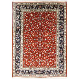 Nain Trading Orientteppich Keshan 232x319 Handgeknüpfter Orientteppich / Perserteppich, rechteckig, Höhe: 12 mm, rot