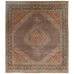 Nain Trading Orientteppich Täbriz 251x291 Handgeknüpfter Orientteppich / Perserteppich, rechteckig, Höhe: 10 mm, braun