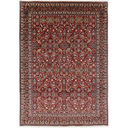 Nain Trading Orientteppich Bidjar 206x291 Handgeknüpfter Orientteppich / Perserteppich, rechteckig, Höhe: 15 mm, braun|rot