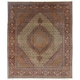 Nain Trading Orientteppich Täbriz 249x298 Handgeknüpfter Orientteppich / Perserteppich, rechteckig, Höhe: 10 mm, braun