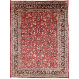 Nain Trading Orientteppich Mashhad 297x393 Handgeknüpfter Orientteppich / Perserteppich, rechteckig, Höhe: 12 mm, rot