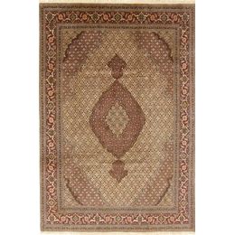 Nain Trading Orientteppich Täbriz 201x293 Handgeknüpfter Orientteppich / Perserteppich, rechteckig, Höhe: 10 mm, braun
