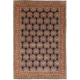 Nain Trading Orientteppich Bidjar 204x295 Handgeknüpfter Orientteppich / Perserteppich, rechteckig, Höhe: 15 mm, braun|rot