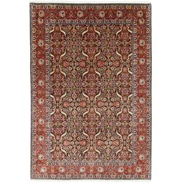 Nain Trading Orientteppich Bidjar 203x297 Handgeknüpfter Orientteppich / Perserteppich, rechteckig, Höhe: 15 mm, braun|rot