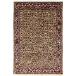 Nain Trading Orientteppich Bidjar 204x301 Handgeknüpfter Orientteppich / Perserteppich, rechteckig, Höhe: 15 mm, braun