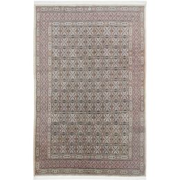 Nain Trading Orientteppich Moud 197x301 Handgeknüpfter Orientteppich / Perserteppich, rechteckig, Höhe: 12 mm, grau