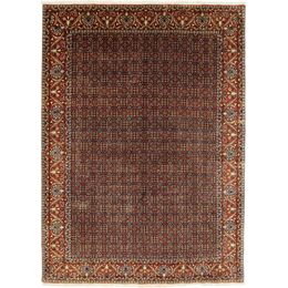 Nain Trading Orientteppich Bidjar 209x291 Handgeknüpfter Orientteppich / Perserteppich, rechteckig, Höhe: 15 mm, braun|rot