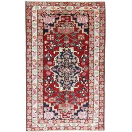 Nain Trading Orientteppich Belutsch 137x218 Handgeknüpfter Orientteppich / Perserteppich, rechteckig, Höhe: 6 mm, rot