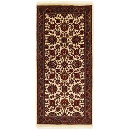 Nain Trading Orientteppich Bidjar Tekab 78x159 Handgeknüpfter Orientteppich / Perserteppich, rechteckig, Höhe: 15 mm, braun|rot