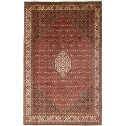 Nain Trading Orientteppich Bidjar 245x396 Handgeknüpfter Orientteppich / Perserteppich, rechteckig, Höhe: 15 mm, braun|rot