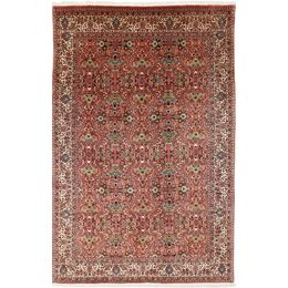 Nain Trading Orientteppich Bidjar 201x305 Handgeknüpfter Orientteppich / Perserteppich, rechteckig, Höhe: 15 mm, braun|rot
