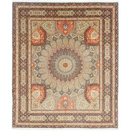 Nain Trading Orientteppich Täbriz 50Raj 250x299 Handgeknüpfter Orientteppich / Perserteppich, rechteckig, Höhe: 7 mm, beige|braun