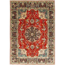 Nain Trading Orientteppich Täbriz Patina 233x336 Handgeknüpfter Orientteppich / Perserteppich, rechteckig, Höhe: 10 mm, braun|rot