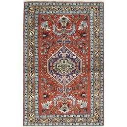 Nain Trading Orientteppich Ardebil 88x138 Handgeknüpfter Orientteppich / Perserteppich, rechteckig, Höhe: 10 mm, rot