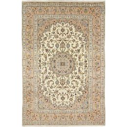 Nain Trading Orientteppich Yazd 251x364 Handgeknüpfter Orientteppich / Perserteppich, rechteckig, Höhe: 12 mm, beige