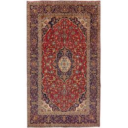 Nain Trading Orientteppich Keshan 190x333 Handgeknüpfter Orientteppich / Perserteppich, rechteckig, Höhe: 12 mm, braun|rot