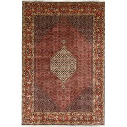Nain Trading Orientteppich Bidjar 205x304 Handgeknüpfter Orientteppich / Perserteppich, rechteckig, Höhe: 15 mm, braun|rot
